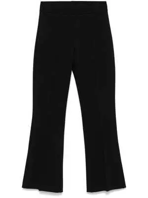 BLANCA VITA Flared Trousers - Black