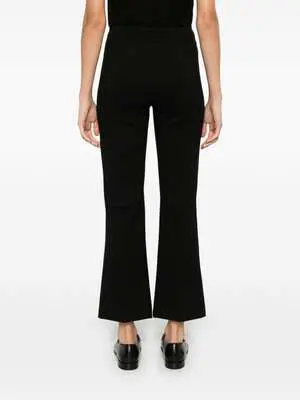 BLANCA VITA Flared Trousers - Black
