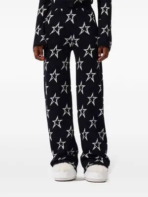 Perfect Moment Chalet Embroidered-logo Knitted Trousers
