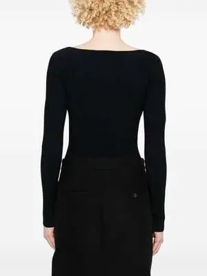 Elisabetta Franchi Fine-ribbed Bodysuit