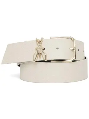 Patrizia Pepe Logo Buckle Belt - Neutrals