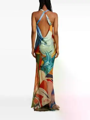DONDE ESTEBAN Salpicon Maxi Dress
