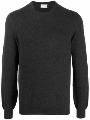 Fedeli Crew-neck Cashmere Jumper - Grey