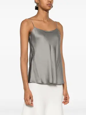 Herno Textured Tank Top - Grey
