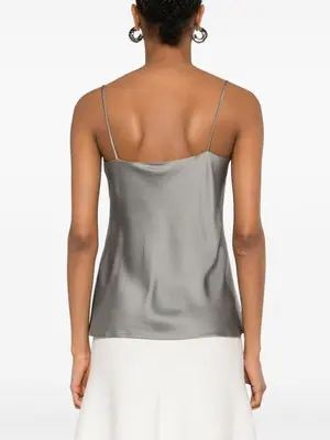 Herno Textured Tank Top - Grey