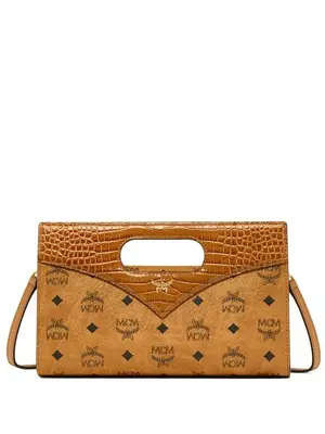 Mcm Mini Diamond Visetos-print Tote Bag
