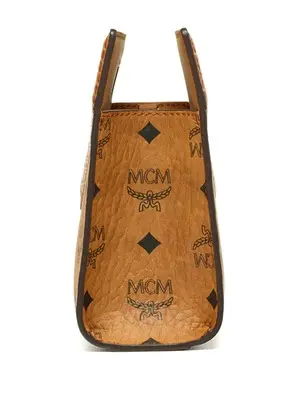 Mcm Mini Diamond Visetos-print Tote Bag