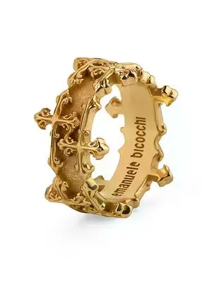 Emanuele Bicocchi Avelli Double Band Ring - Gold