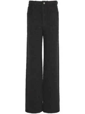 BARRIE Wide-leg Trousers - Black