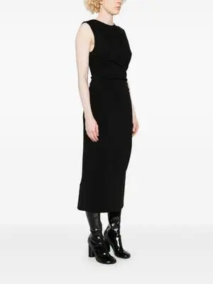 BLANCA VITA Ruched Maxi Dress