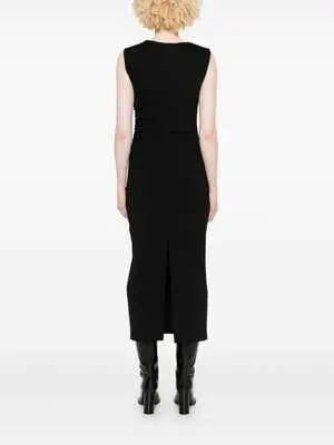 BLANCA VITA Ruched Maxi Dress