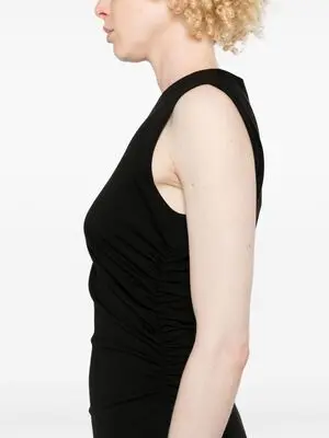 BLANCA VITA Ruched Maxi Dress