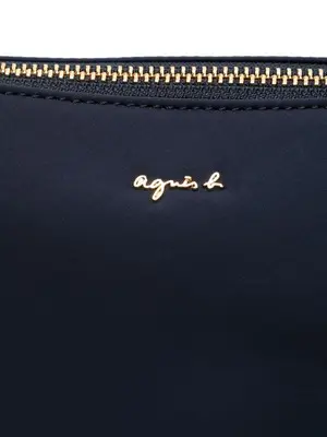 AGNÈS B. Logo Charm Shoulder Bag