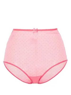 Marlies Dekkers Peekaboo High-waisted Briefs - Pink