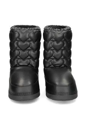 Moschino Chunky Quilted Boots - Black