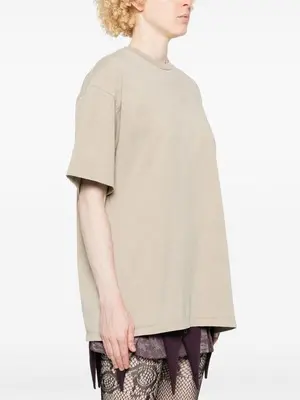 AVAVAV Embroidered Logo T-shirt - Neutrals