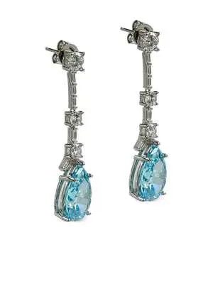 JUWELINA PARIS Aquamarine Drop Earrings