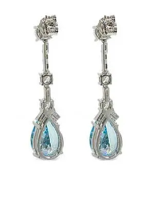 JUWELINA PARIS Aquamarine Drop Earrings