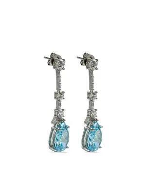 JUWELINA PARIS Aquamarine Drop Earrings