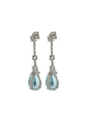 JUWELINA PARIS Aquamarine Drop Earrings
