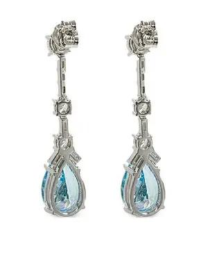 JUWELINA PARIS Aquamarine Drop Earrings