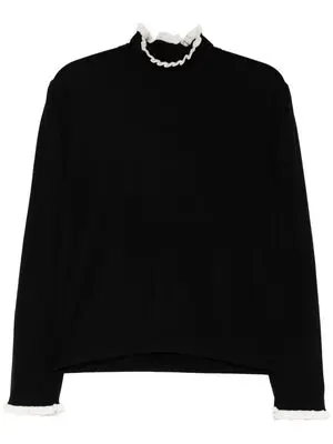 AGNÈS B. Pleat Detailing Knit Top