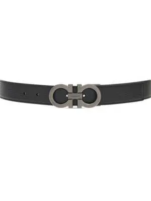 FERRAGAMO Gancini Buckle Belt - Brown