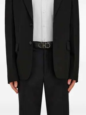 FERRAGAMO Gancini Buckle Belt - Brown