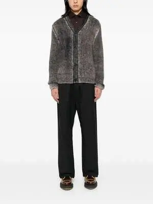 Paul Smith Acid-washed Printed-effect Cardigan