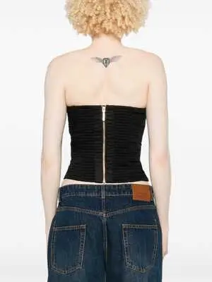 Aje Sunbeam Bustier - Black
