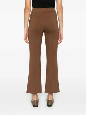 BLANCA VITA Flared Trousers - Brown