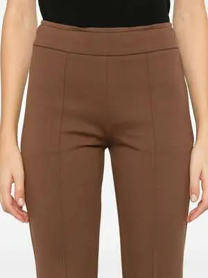 BLANCA VITA Flared Trousers - Brown