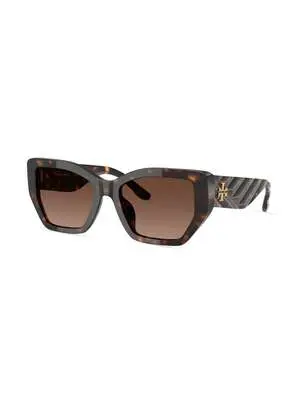 Tory Burch Logo-plaque Sunglasses