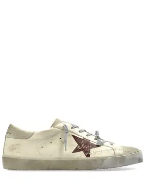 GOLDEN GOOSE Super-star Trainers - White