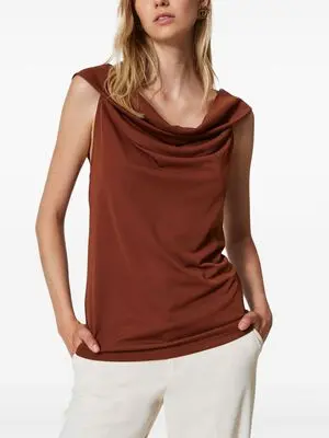 TWINSET Draped-neck Top