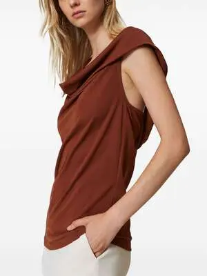 TWINSET Draped-neck Top