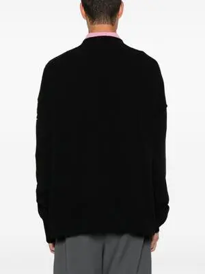 PAURA Riccione Wool-blend Sweater - Black