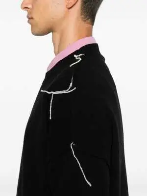PAURA Riccione Wool-blend Sweater - Black