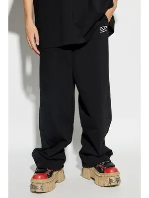 Vetements Logo-print Cotton Pants