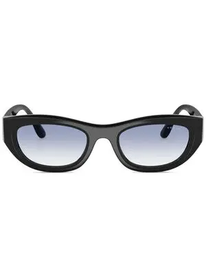 VOGUE EYEWEAR Oval Frame Sunglasses - Black