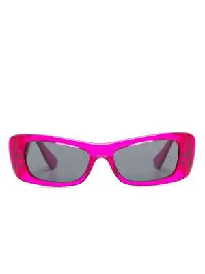 Versace Logo-engraved Sunglasses - Pink