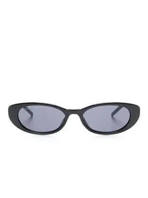Gucci Oval-frame Sunglasses - Black