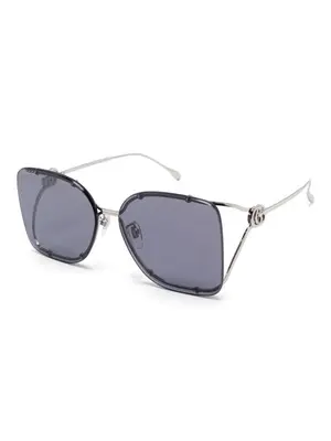 Gucci Oversized Frame Sunglasses - Grey