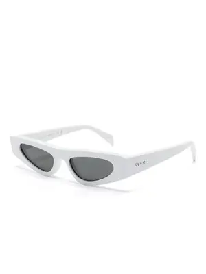 Gucci Cat-eye Sunglasses - White