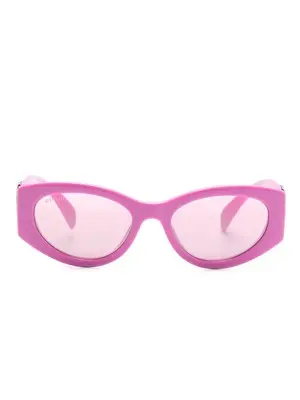 Gucci Oval-frame Sunglasses - Pink