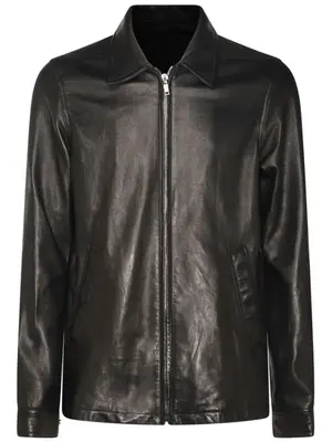 Rick Owens Zip-up Leather Jacket