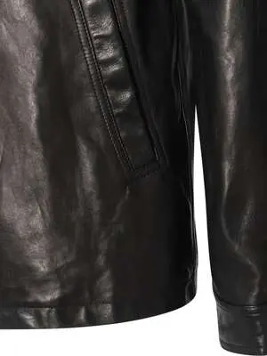 Rick Owens Zip-up Leather Jacket
