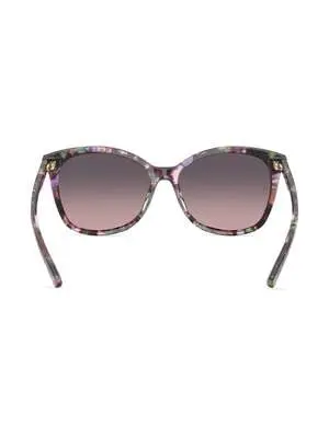 COACH Abstract-pattern Butterfly Sunglasses - Purple