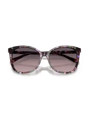 COACH Abstract-pattern Butterfly Sunglasses - Purple
