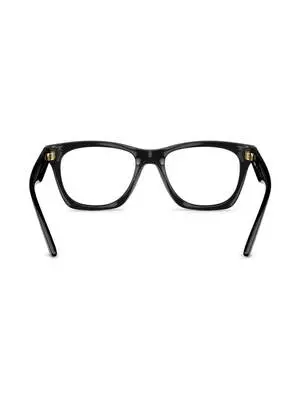 Versace Square-frame Glasses - Black